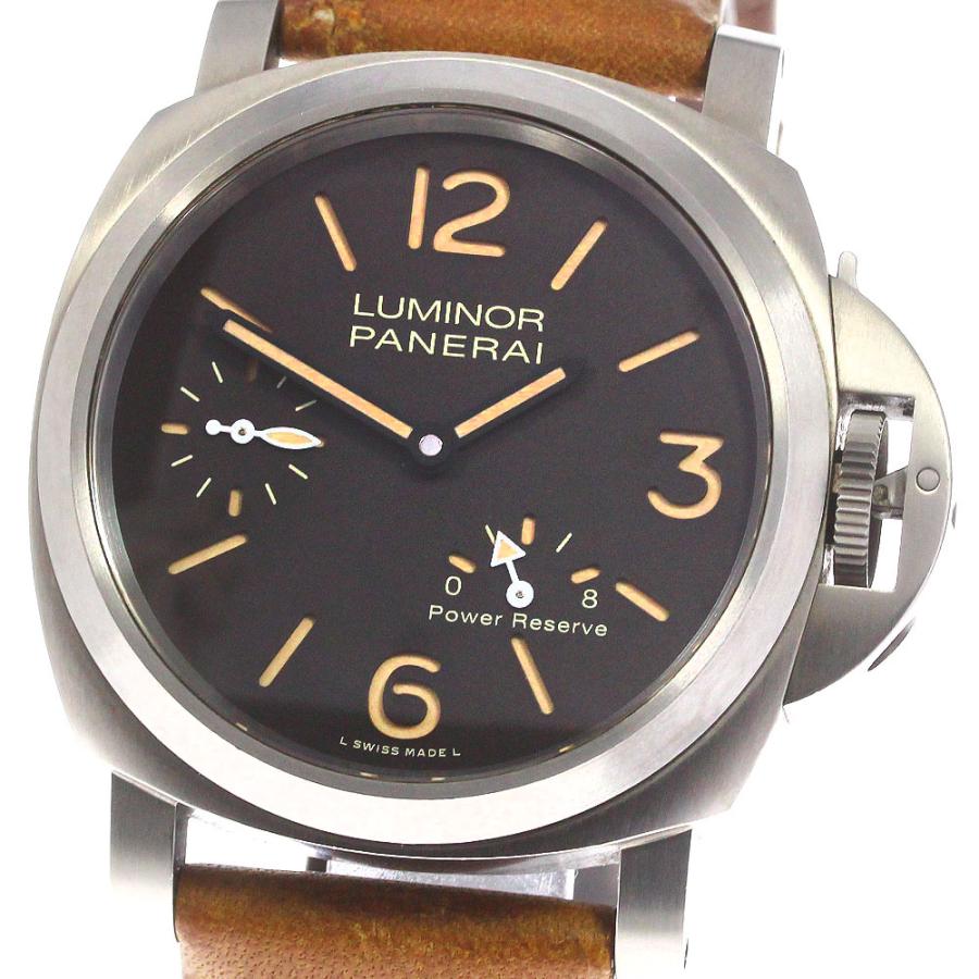 パネライ PANERAI PAM00797 ルミノール 8デイズ チタニオ パワーリザーブ 手巻き メンズ 箱・保証書付き_754452 : ...