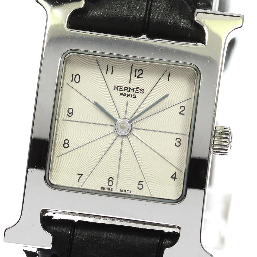 HERMES エルメス HH1.210 Hウォッチ クォーツ レディース _754678 : CLOSER Yahoo!ショップ - 通販 - Yahoo!ショッピング