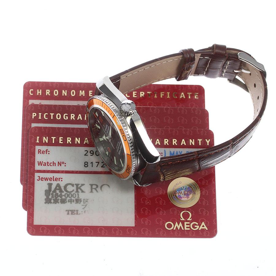 OMEGA オメガ 2909.50.38 シーマスター プラネットオーシャン コーアクシャル クロノメーター 自動巻き メンズ 保証書付き ...