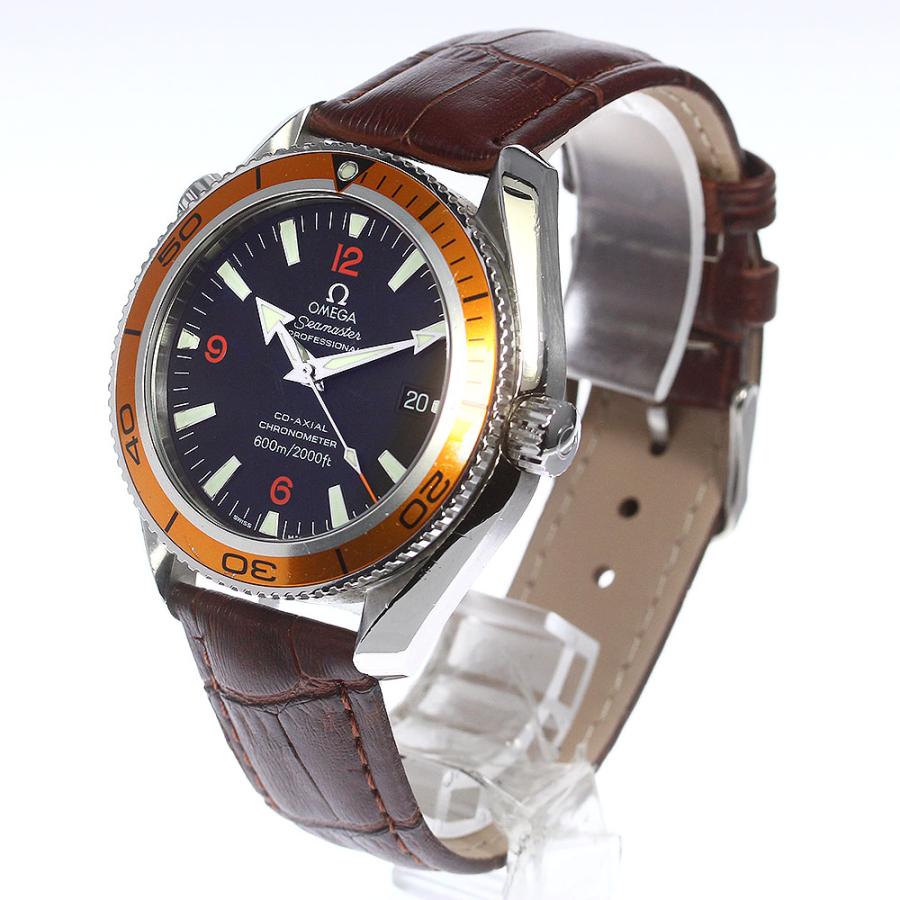 OMEGA オメガ 2909.50.38 シーマスター プラネットオーシャン コーアクシャル クロノメーター 自動巻き メンズ 保証書付き ...
