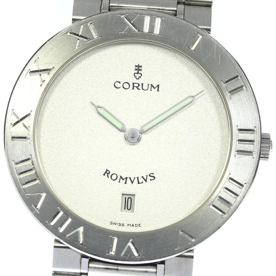 CORUM コルム 43.703.20 V400 ロムルス デイト クォーツ メンズ _754769 : CLOSER Yahoo!ショップ - 通販 - Yahoo!ショッピング