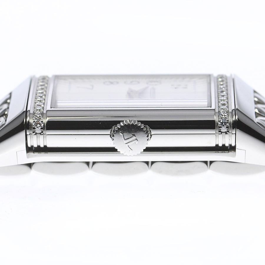 ジャガー・ルクルト JAEGER-LECOULTRE Q3288120 レベルソワン ベゼルダイヤ クォーツ レディース 良品 保証書付き ...