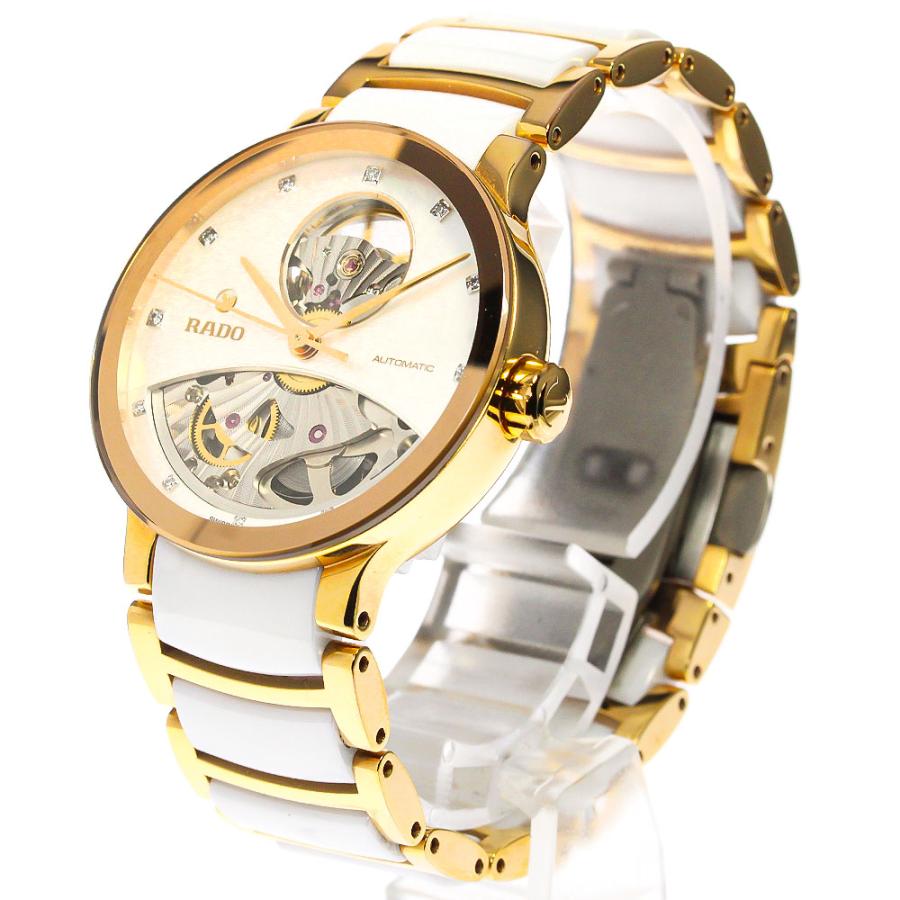 RADO（ラドー） RADO R30248902 セントリックス オープンハート 12Pダイヤ 自動巻き メンズ 内箱付き_755732 ...