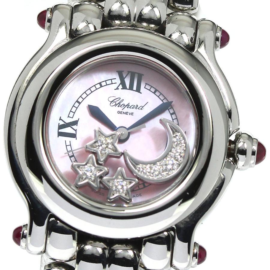 Chopard（ショパール） Chopard 27/8250-21 ハッピースポーツ ムーン＆スター クォーツ レディース 良品 箱付き_755848 : CLOSER Yahoo!ショップ ...