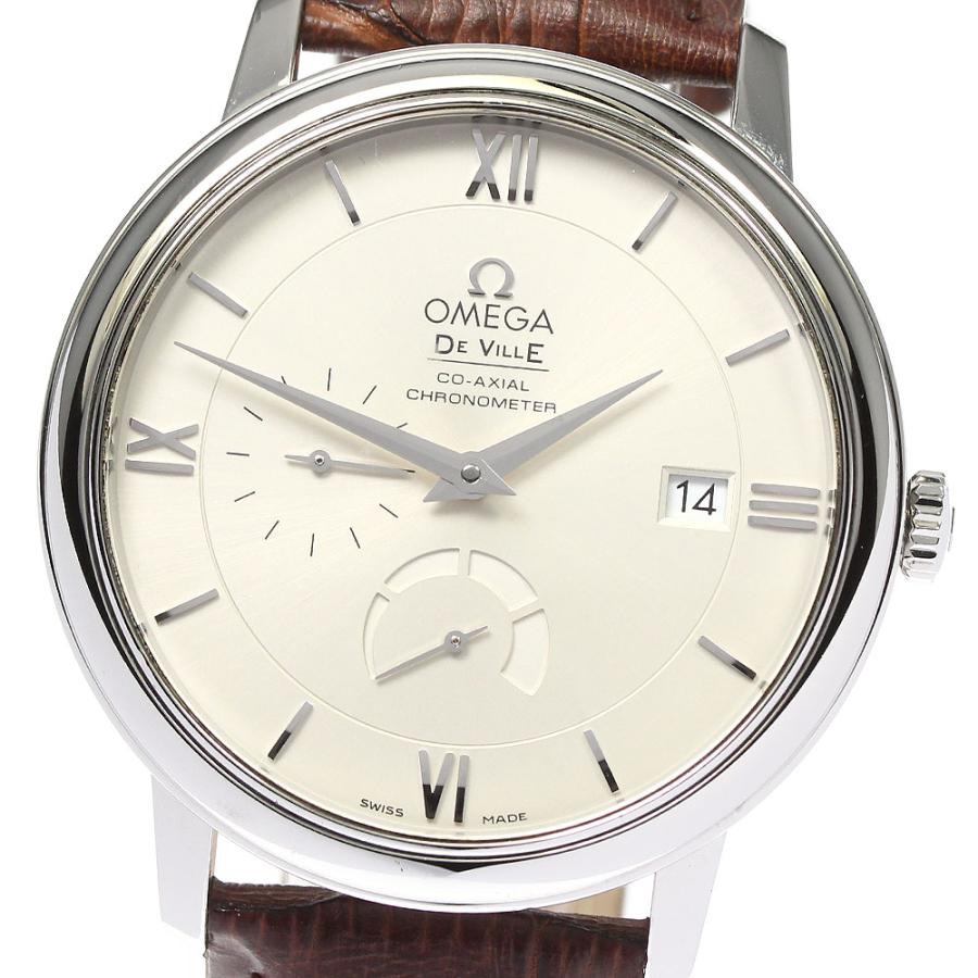 OMEGA オメガ 424.13.40.21.02.001 デビル プレステージ コーアクシャル クロノメーター 自動巻き メンズ 良品 箱 ...