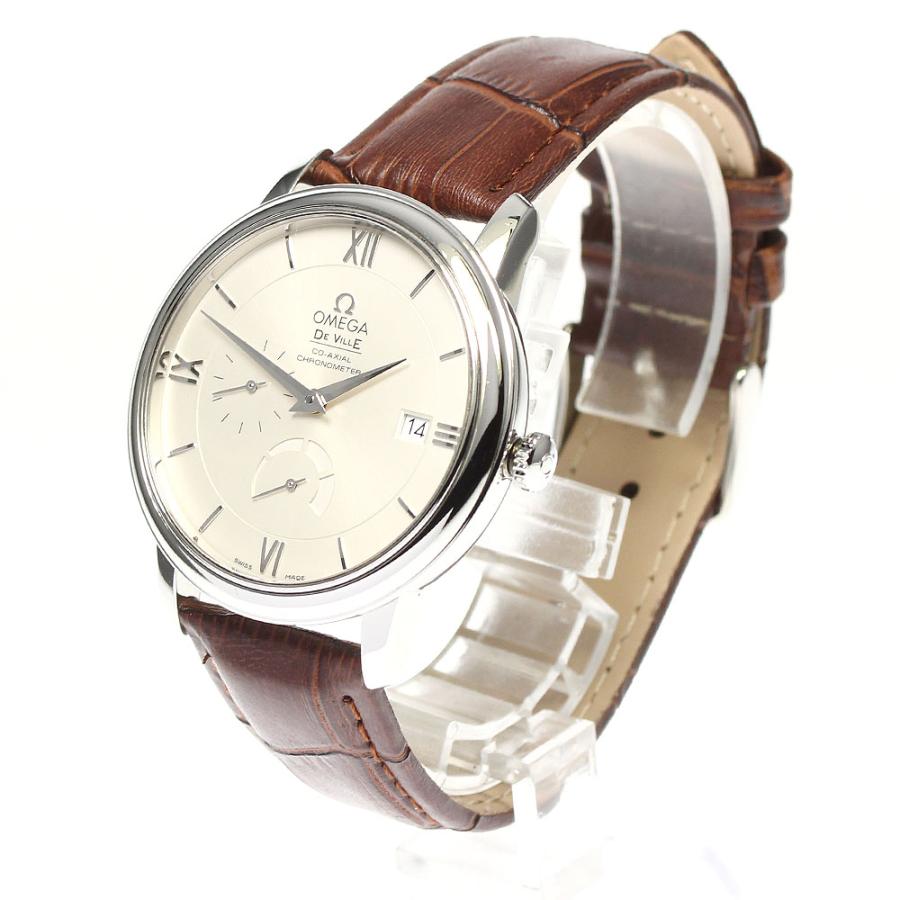 OMEGA オメガ 424.13.40.21.02.001 デビル プレステージ コーアクシャル クロノメーター 自動巻き メンズ 良品 箱 ...