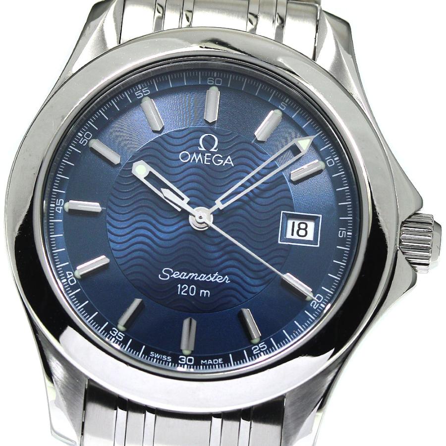 オメガ OMEGA 2511.81 シーマスター120 デイト クォーツ メンズ 美品 保証書付き_756219 :756219:CLOSER ...