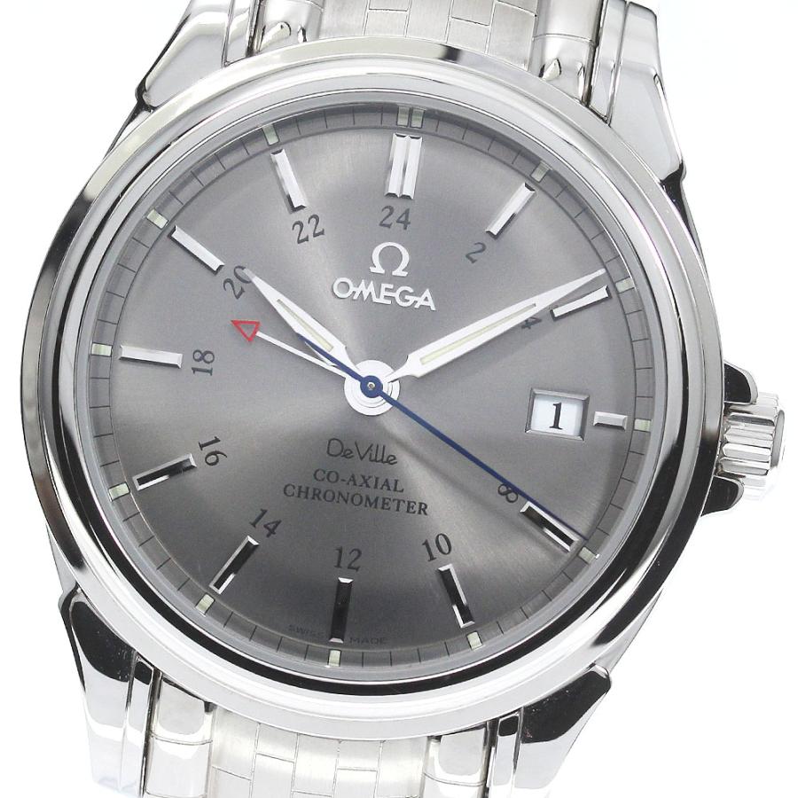 オメガ OMEGA 4533.41 デビル GMT コーアクシャル 自動巻き メンズ 美品 内箱・保証書付き_756334 :756334 ...