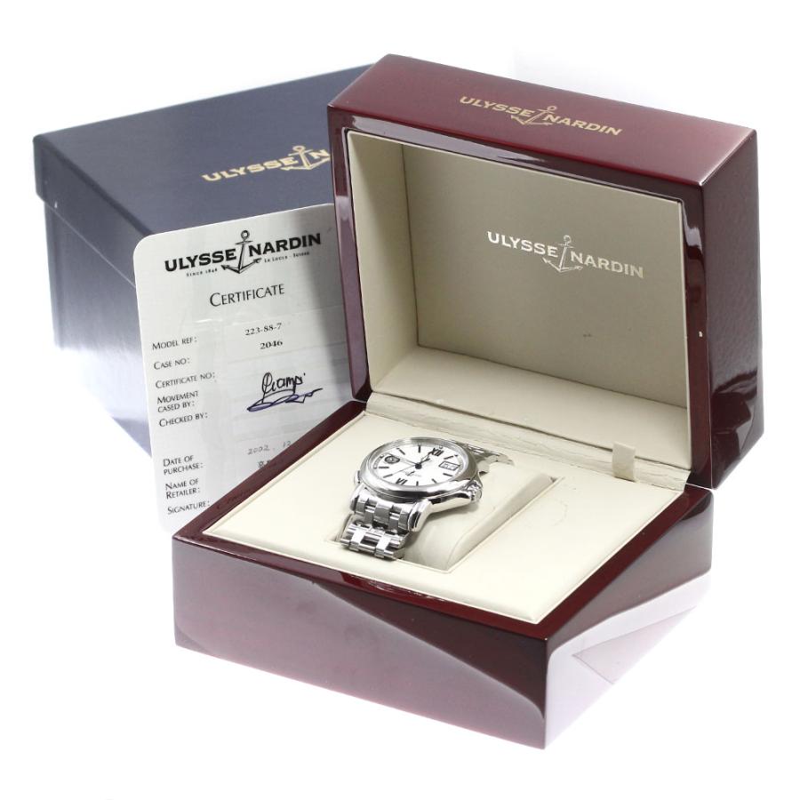 ユリス・ナルダン Ulysse Nardin 223-88-7 サンマルコ ビッグデイト GMT 自動巻き メンズ 良品 箱・保証書付き_756342 :756342:CLOSER Yahoo ...