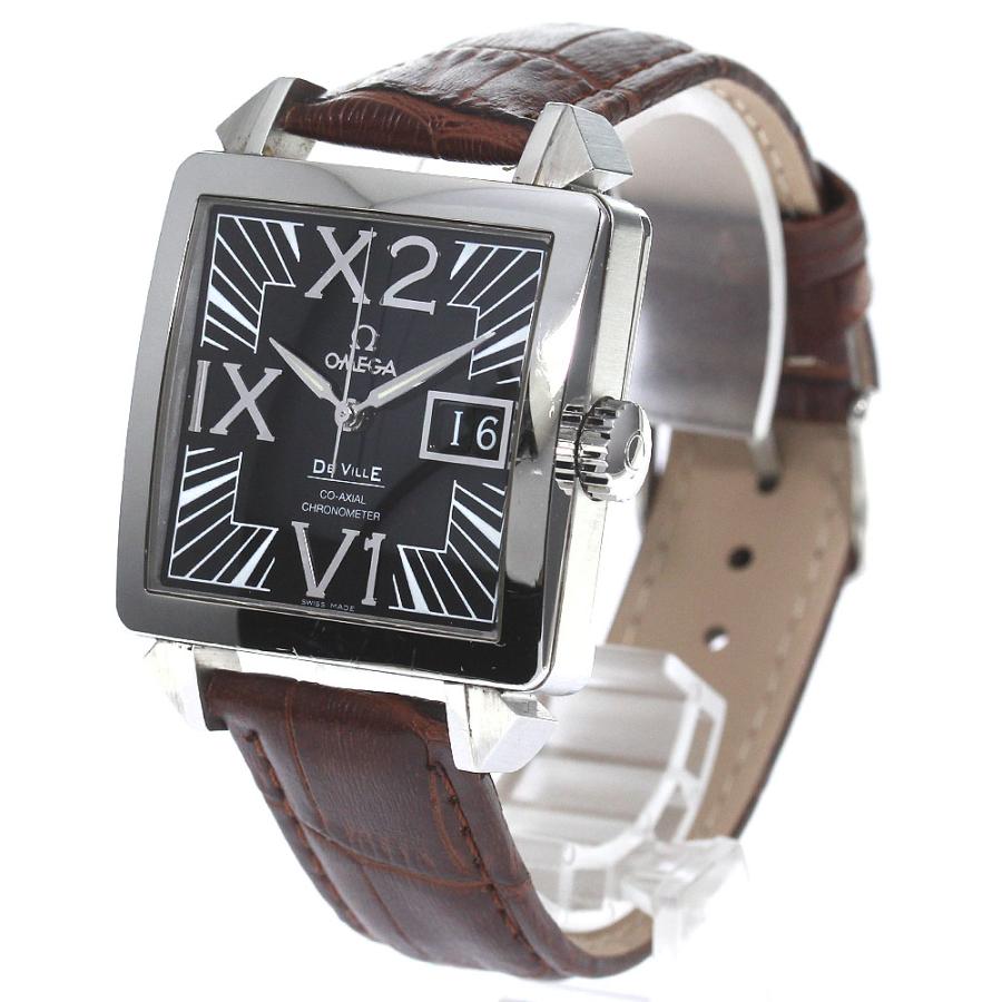 オメガ OMEGA 7813.50.31 デビル コーアクシャル X2 ビッグデイト 自動巻き メンズ 箱・保証書付き_756506【ev20 ...