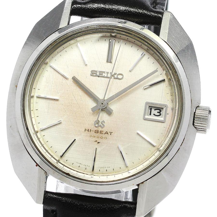 SEIKO セイコー 4522-7000 グランドセイコー ハイビート デイト 手巻き メンズ _756594【中古】 : CLOSER ...