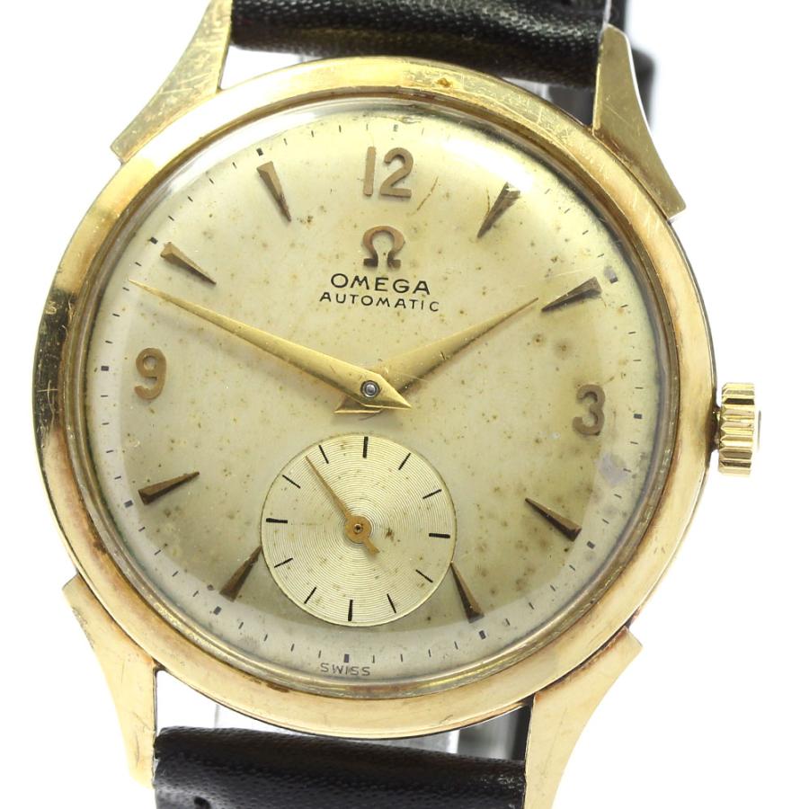 OMEGA オメガ K14YG ハーフローター Cal.344 ヴィンテージ 自動巻き メンズ _756725 : CLOSER Yahoo ...