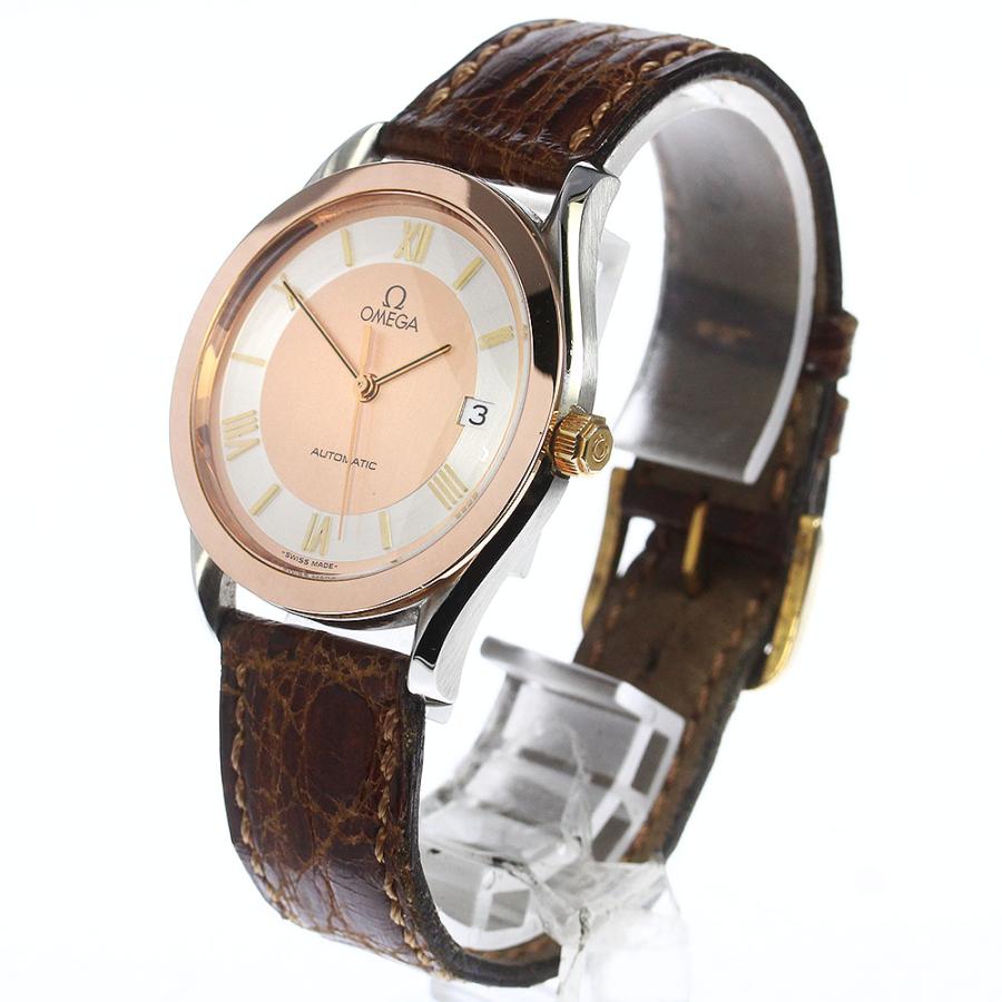 OMEGA オメガ 166.0295 クラシック オートマチック デイト PGベゼル 自動巻き メンズ _756896 : CLOSER Yahoo!ショップ - 通販 - Yahoo!ショッピング