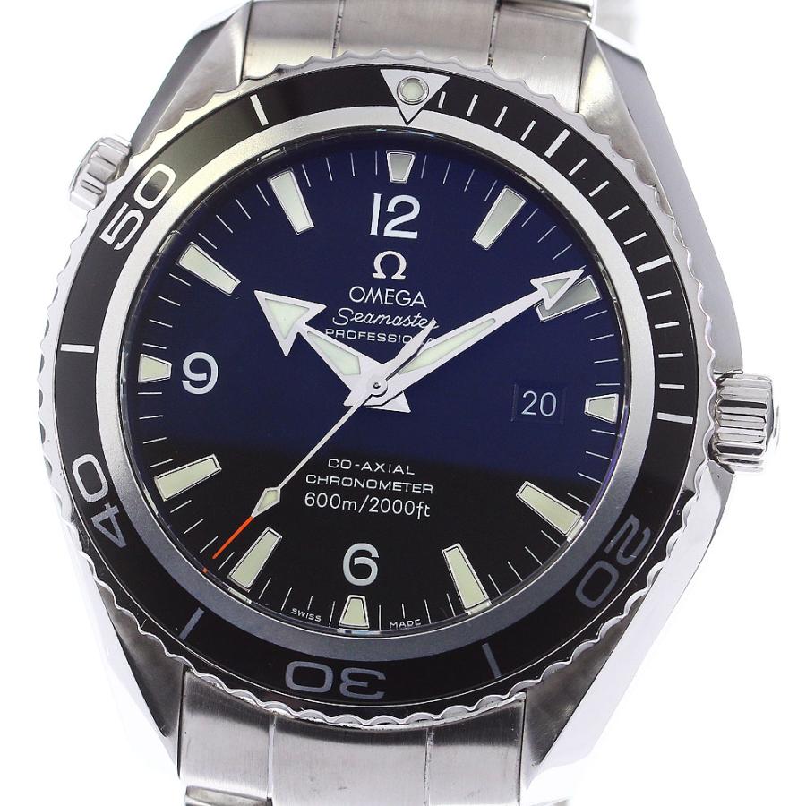 OMEGA オメガ 2200.50 シーマスター600 プラネットオーシャン デイト 自動巻き メンズ 箱・保証書付き_756916 ...