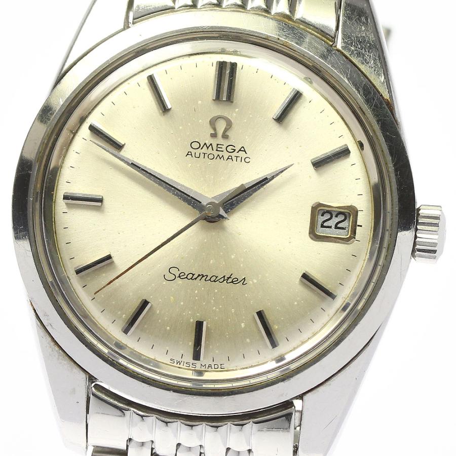 OMEGA オメガ 166.010 シーマスター Cal.565 ライスブレスレット 自動巻き メンズ _757381 : CLOSER ...