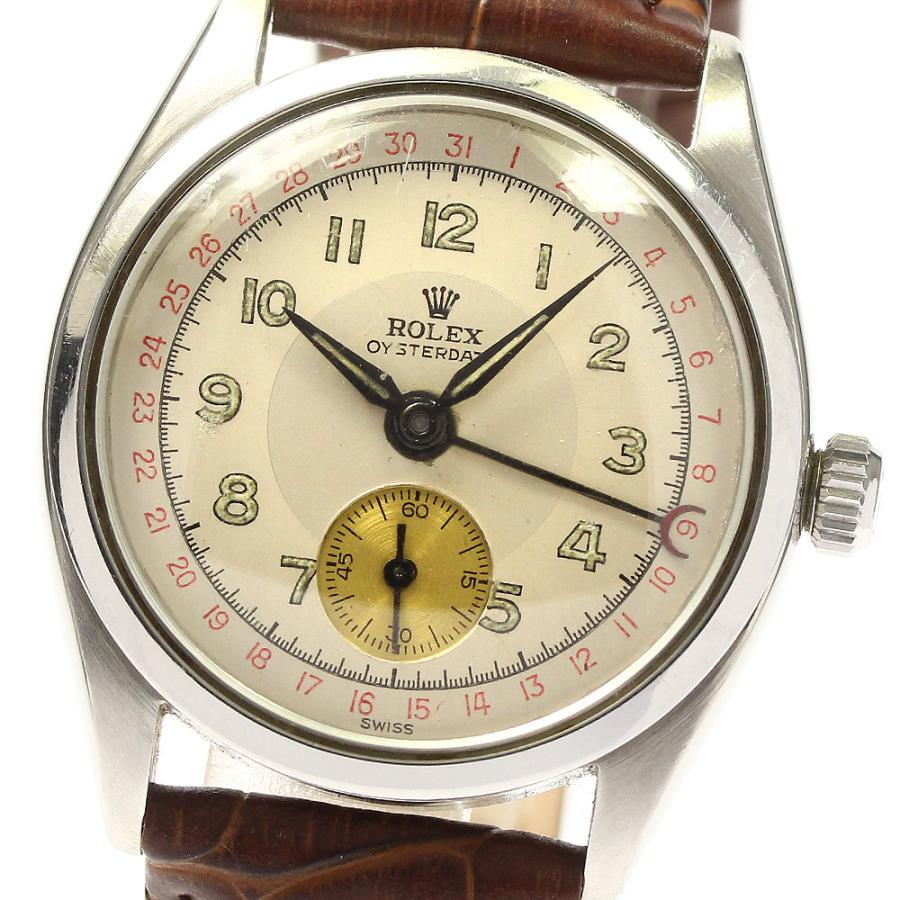 ROLEX 訳あり ロレックス 6294 オイスターデイト プレシジョン cal.740 ポインターデイト 手巻き メンズ _757895 ...