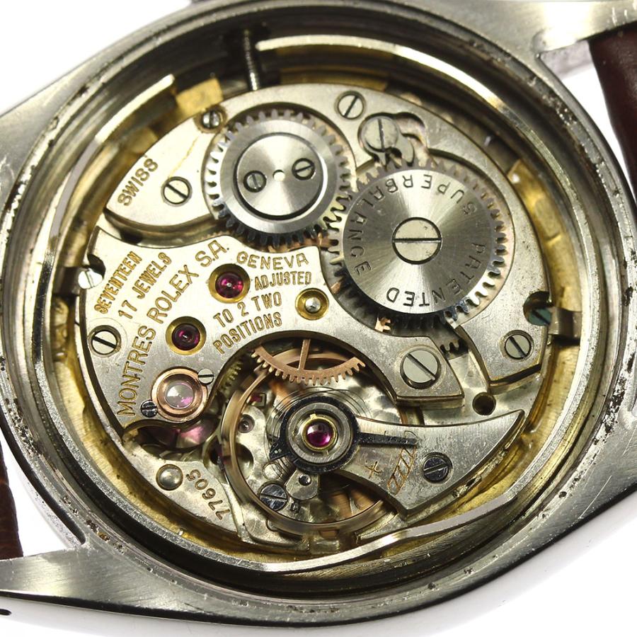 ROLEX 訳あり ロレックス 6294 オイスターデイト プレシジョン cal.740 ポインターデイト 手巻き メンズ _757895 ...