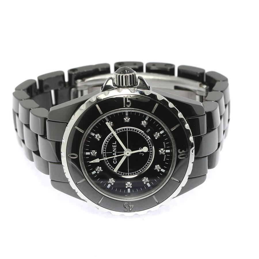 CHANEL（シャネル） CHANEL H1625 J12 黒セラミック 12Pダイヤ クォーツ レディース _757912 : CLOSER ...