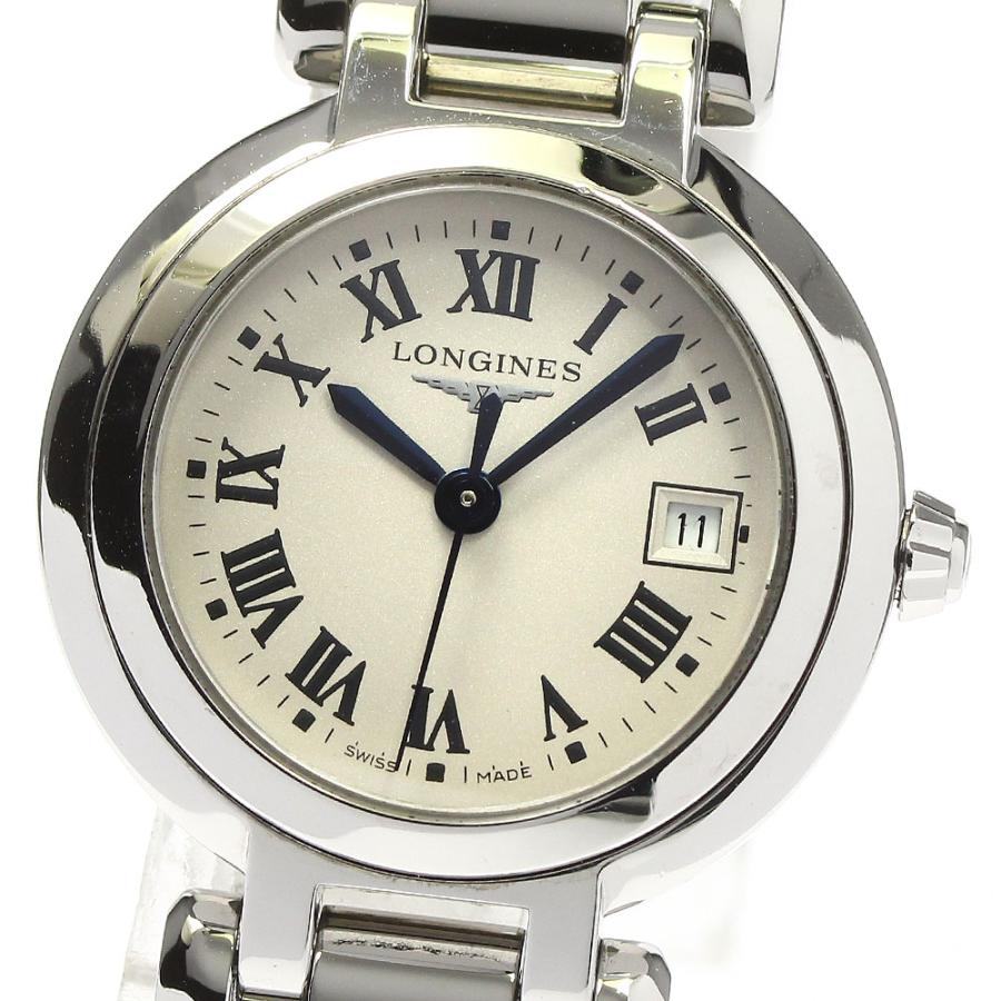 LONGINES ロンジン L8.110.4 プリマルナ デイト クォーツ レディース 良品 保証書付き_757947 : CLOSER ...
