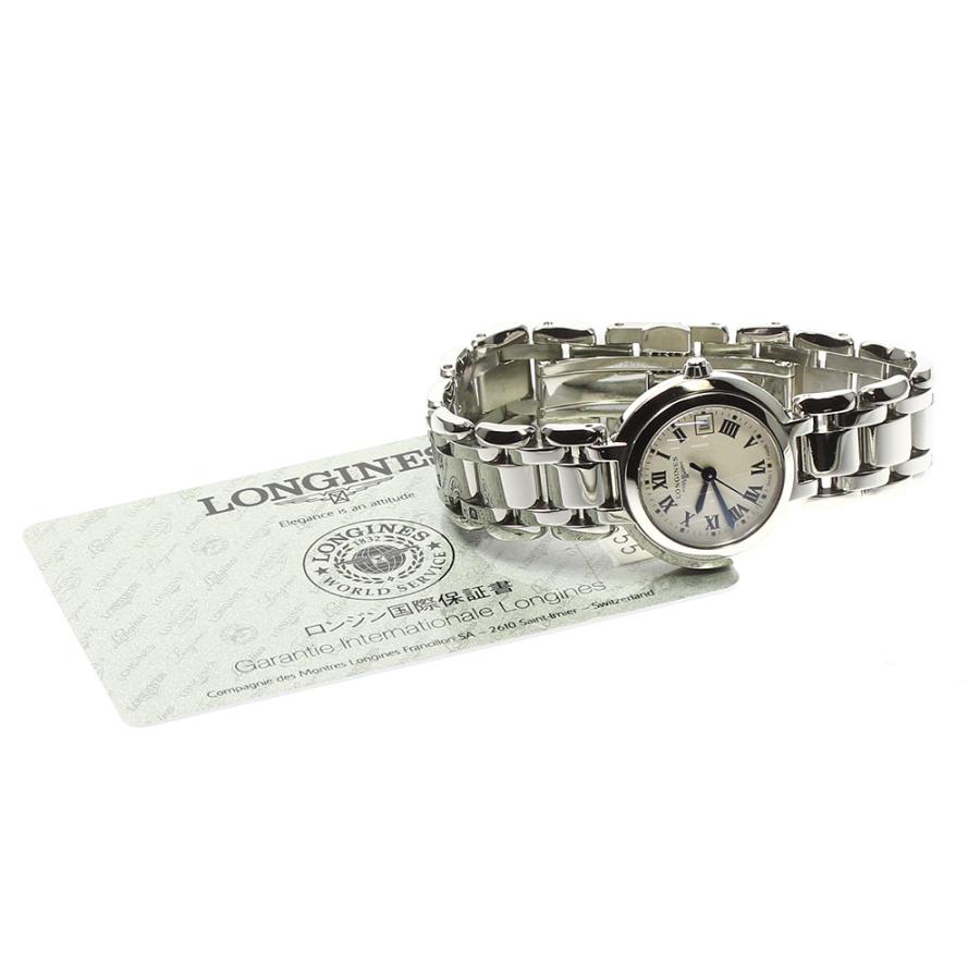 LONGINES ロンジン L8.110.4 プリマルナ デイト クォーツ レディース 良品 保証書付き_757947 : CLOSER ...