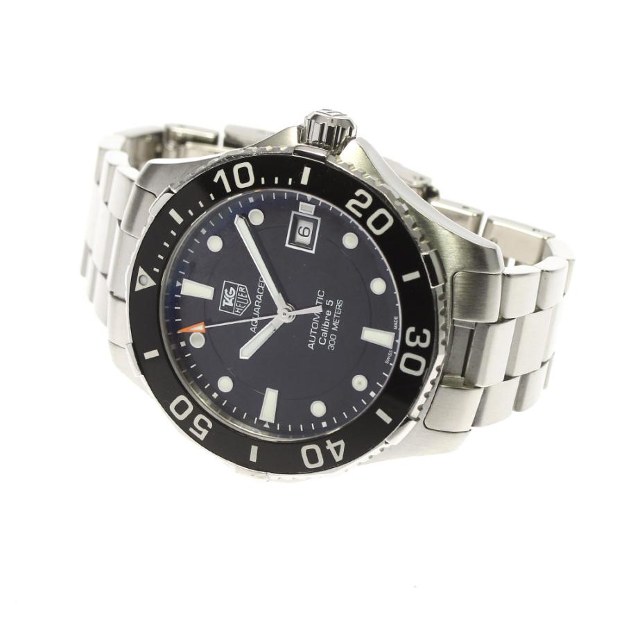 TAG HEUER タグホイヤー WAN2110 アクアレーサー キャリバー5 デイト 自動巻き メンズ _758001 : CLOSER Yahoo!ショップ - 通販 - Yahoo!ショッピング