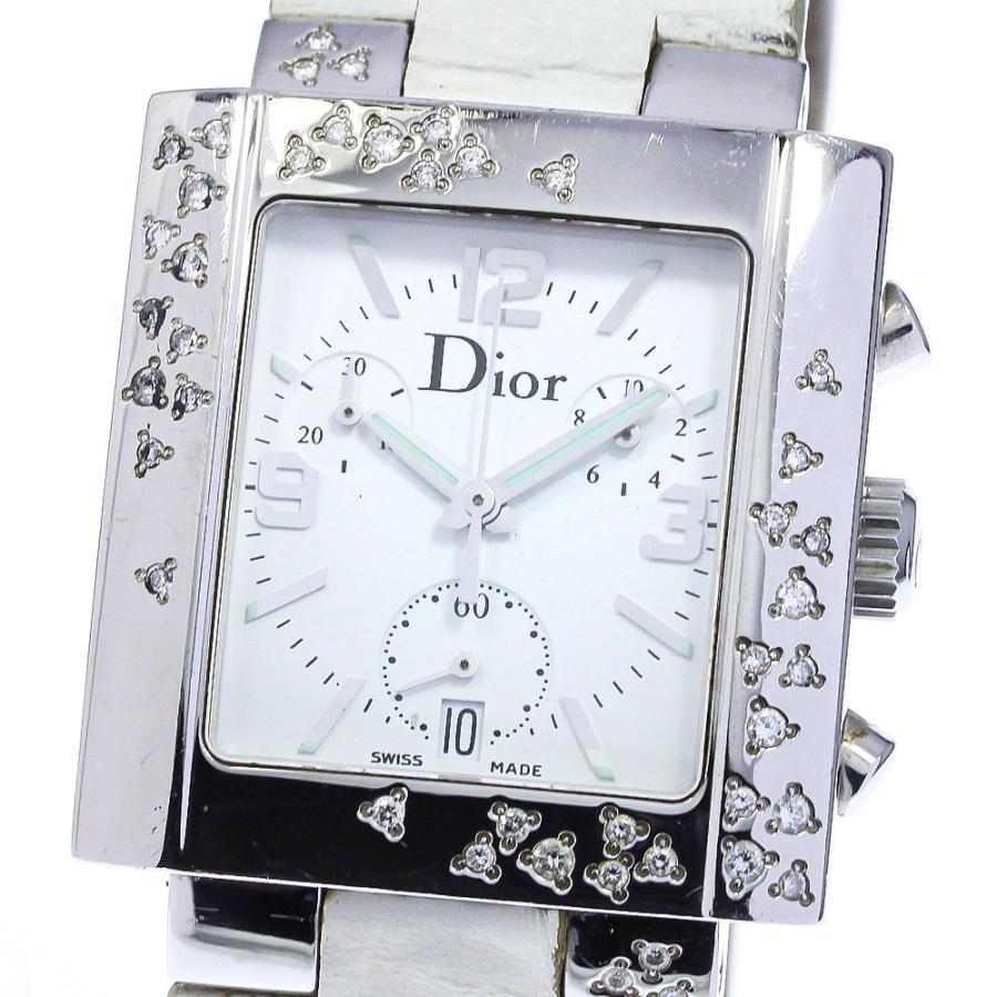 ベルト訳あり クリスチャンディオール Christian Dior D81-101 リヴァ クロノグラフ ダイヤ クォーツ レディース _758662 : CLOSER Yahoo!ショップ ...