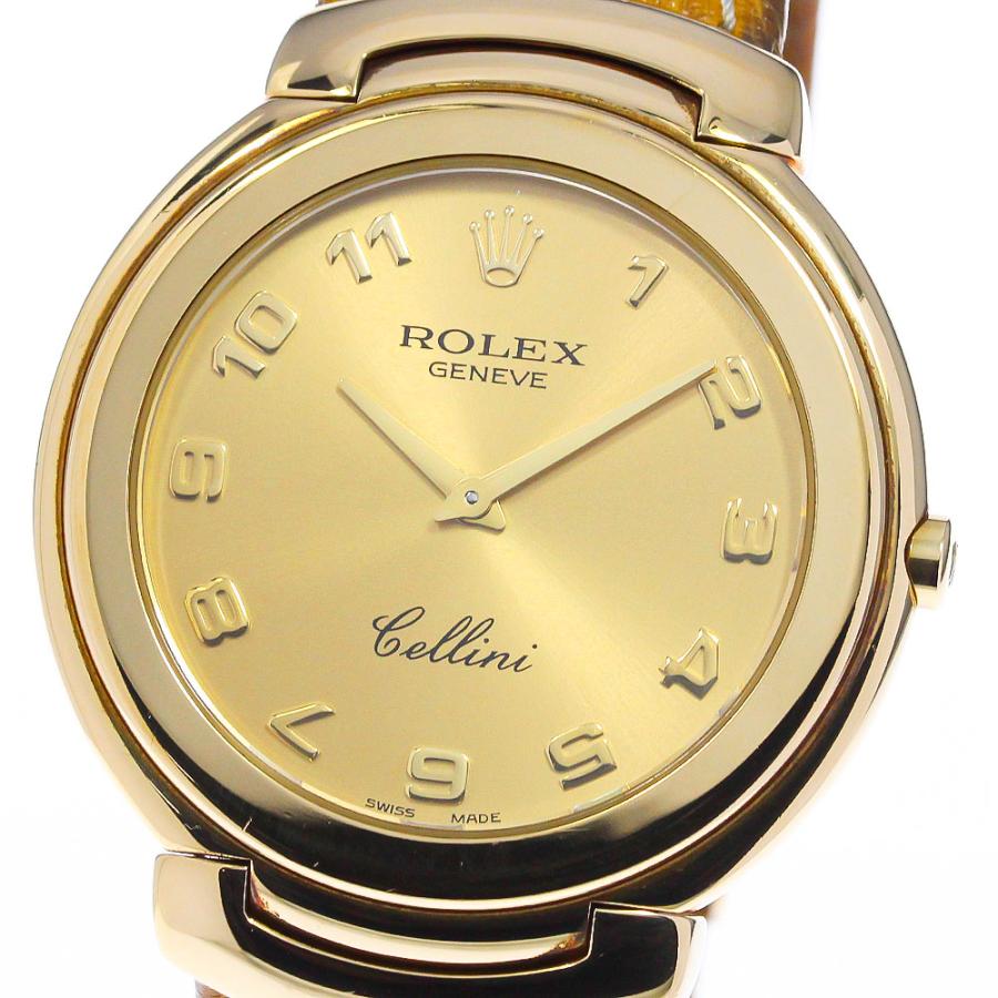 ROLEX ロレックス 6623 チェリーニ K18YG クォーツ メンズ _758885 : CLOSER Yahoo!ショップ - 通販 ...