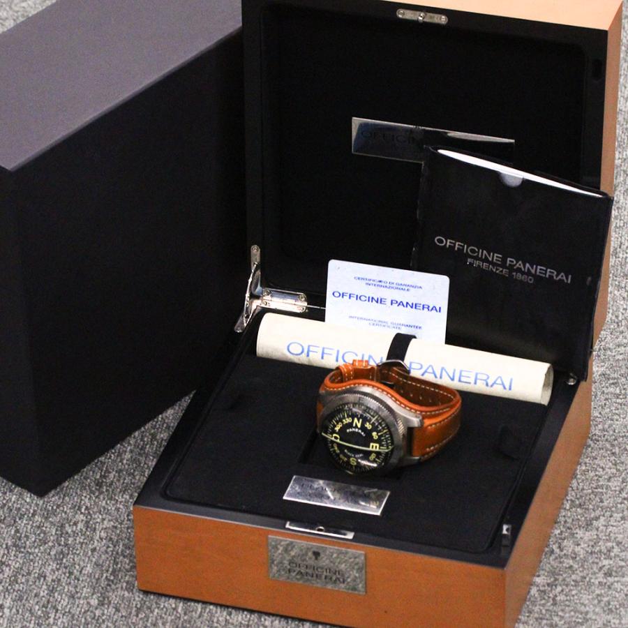 OFFICINE PANERAI パネライ PAM00191 ブラックシール コンパス メンズ 腕時計風コンパス 箱・保証書付き_759076 : CLOSER Yahoo!ショップ - 通販 ...