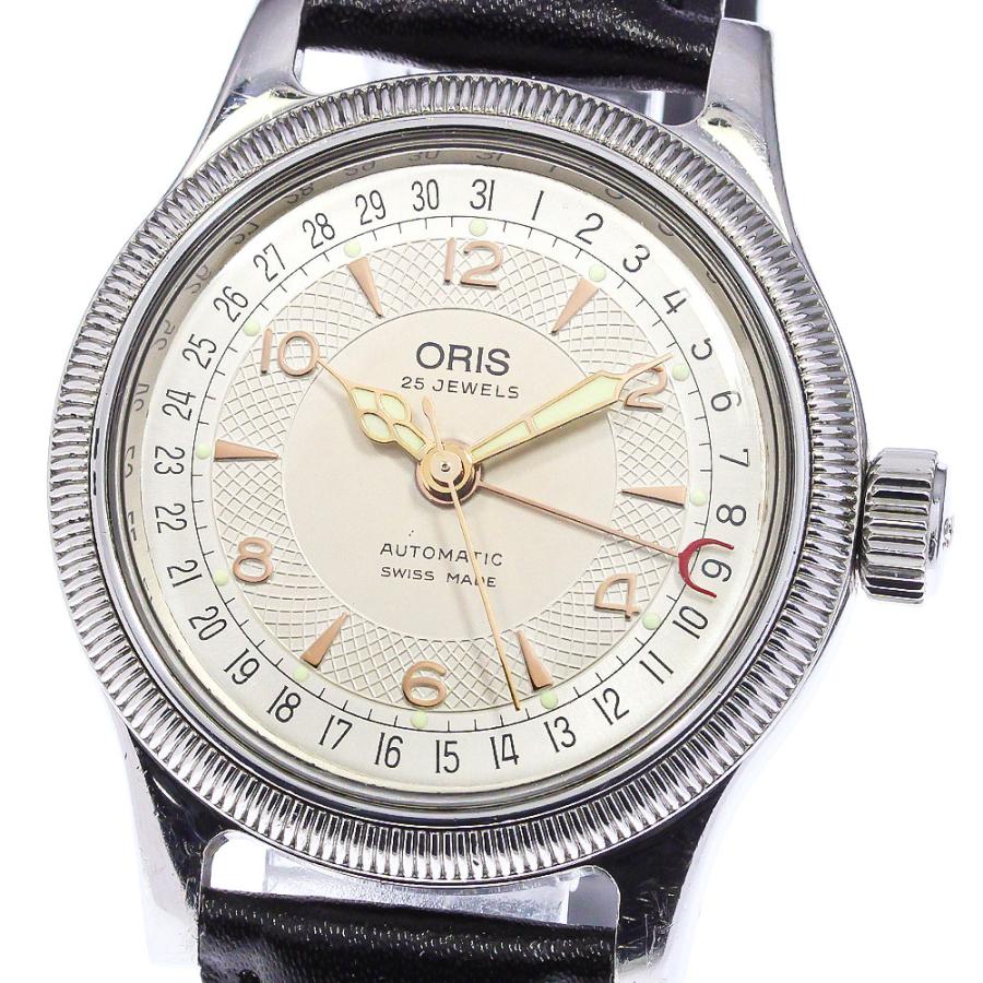 ORIS オリス 7563C ビッククラウン ポインターデイト 自動巻き メンズ _759318 : CLOSER Yahoo!ショップ ...