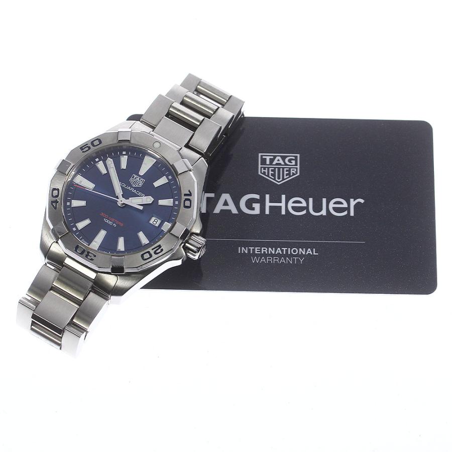TAG HEUER タグホイヤー WBD1112 アクアレーサー デイト クォーツ メンズ 保証書付き_759321 : CLOSER ...