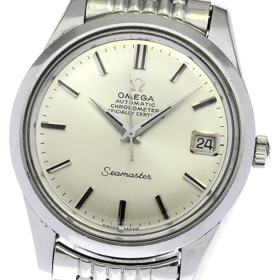 OMEGA オメガ Ref.168.024 166.010 シーマスター Cal.564 ライスブレスレット 自動巻き メンズ _760191 ...