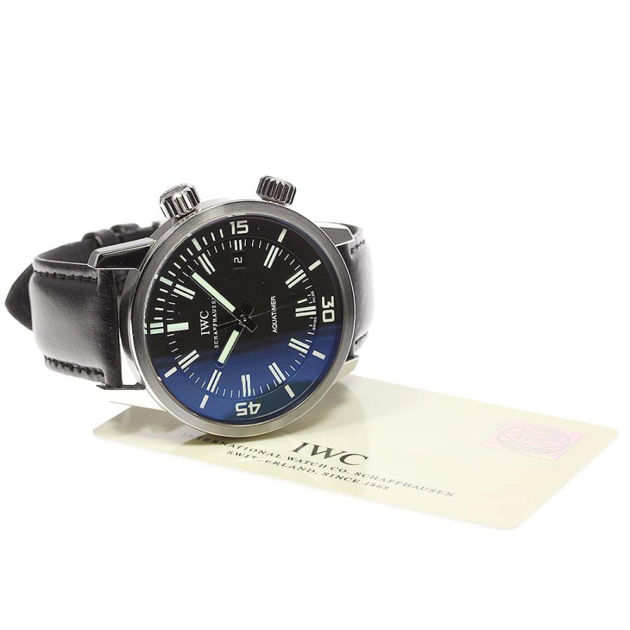 IWC SCHAFFHAUSEN 訳あり IW323101 ヴィンテージ アクアタイマー 自動巻き メンズ 保証書付き_760211 ...