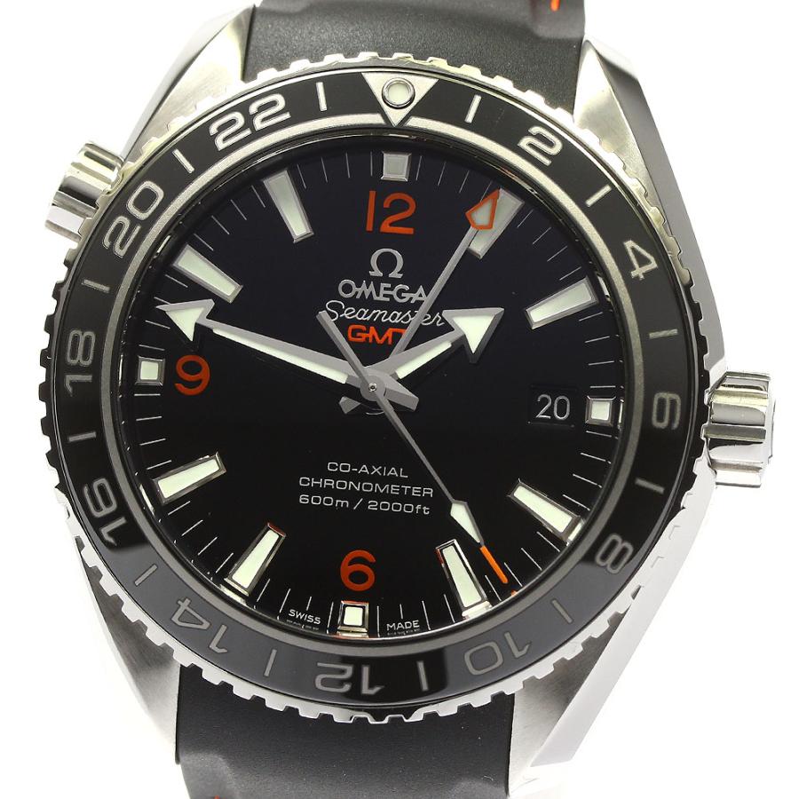 OMEGA オメガ 232.32.44.22.01.002 シーマスター プラネットオーシャン コーアクシャル GMT 自動巻き メンズ 良品 ...