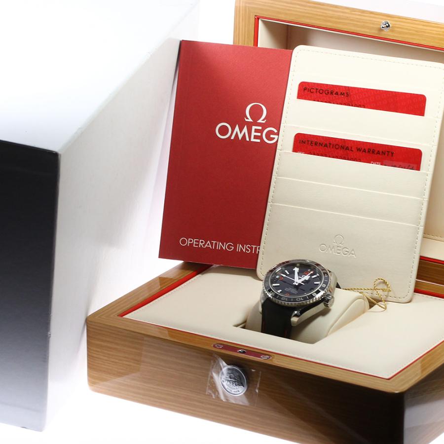OMEGA オメガ 232.32.44.22.01.002 シーマスター プラネットオーシャン コーアクシャル GMT 自動巻き メンズ 良品 ...
