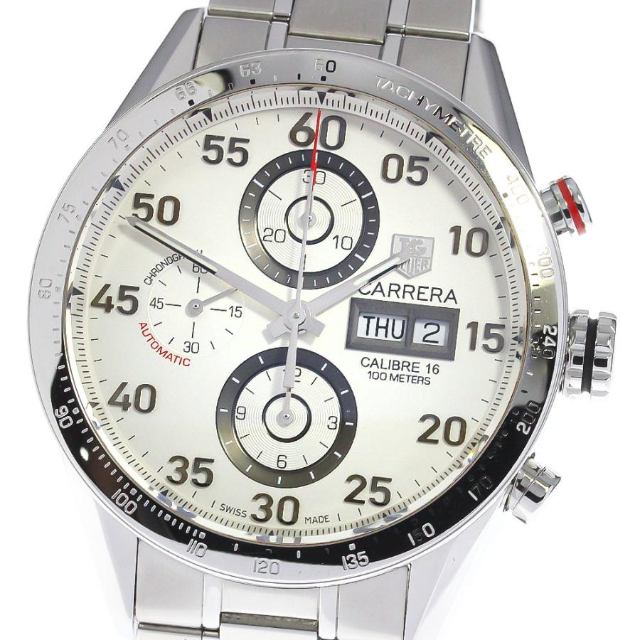 TAG HEUER タグホイヤー CV2A11 カレラ キャリバー16 クロノグラフ デイデイト 自動巻き メンズ _761211 ...