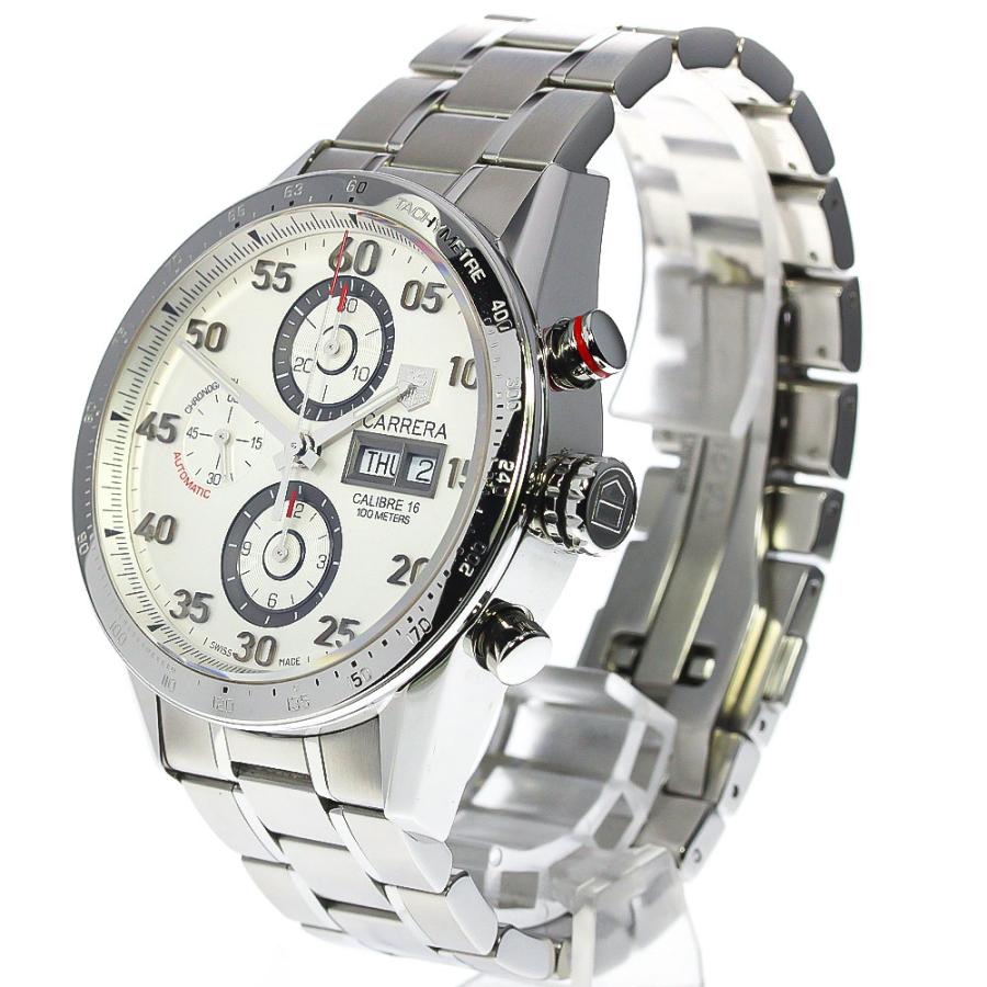 TAG HEUER タグホイヤー CV2A11 カレラ キャリバー16 クロノグラフ デイデイト 自動巻き メンズ _761211 ...