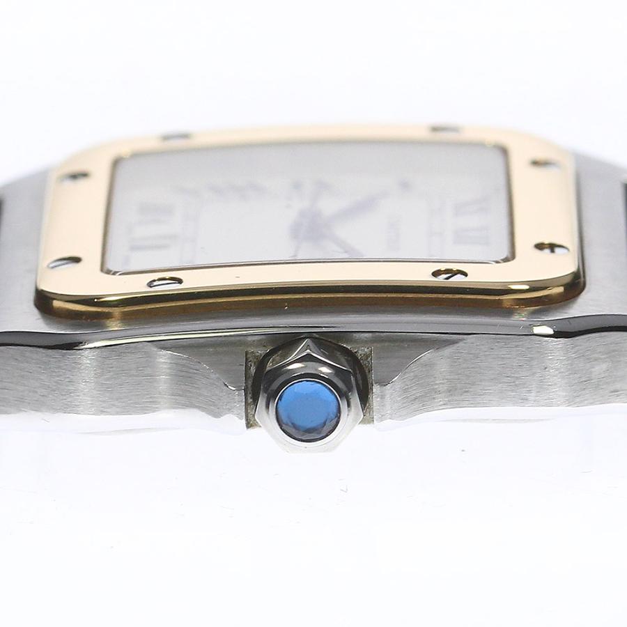 Cartier カルティエ CARTIER W200114B サントスガルベ LM YGベゼル クォーツ メンズ 良品 _761546 ...