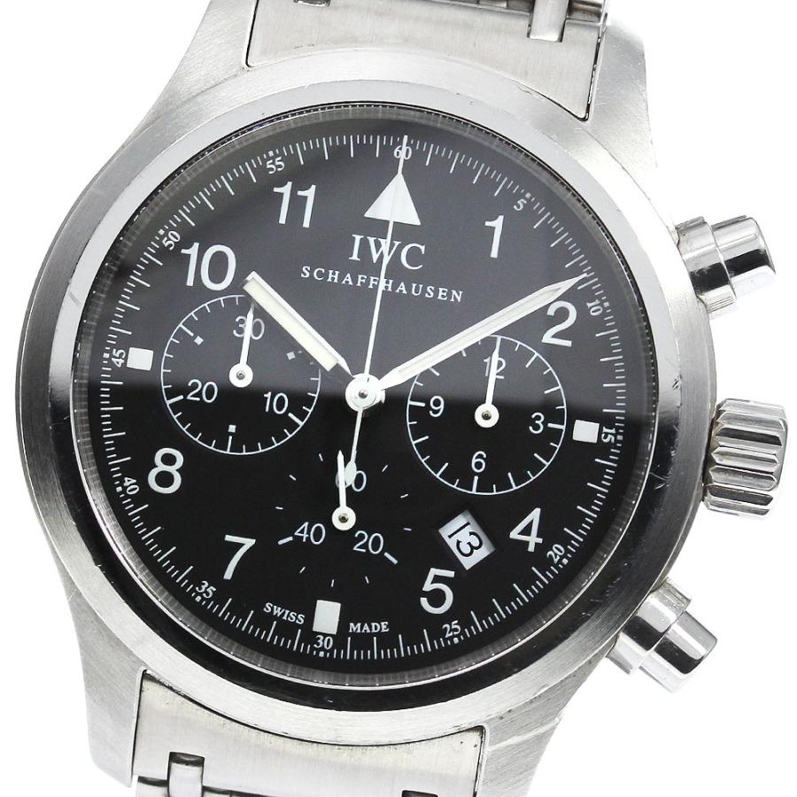 IWC SCHAFFHAUSEN IW374102 フリーガー クロノグラフ デイト クォーツ メンズ _761606 : CLOSER ...