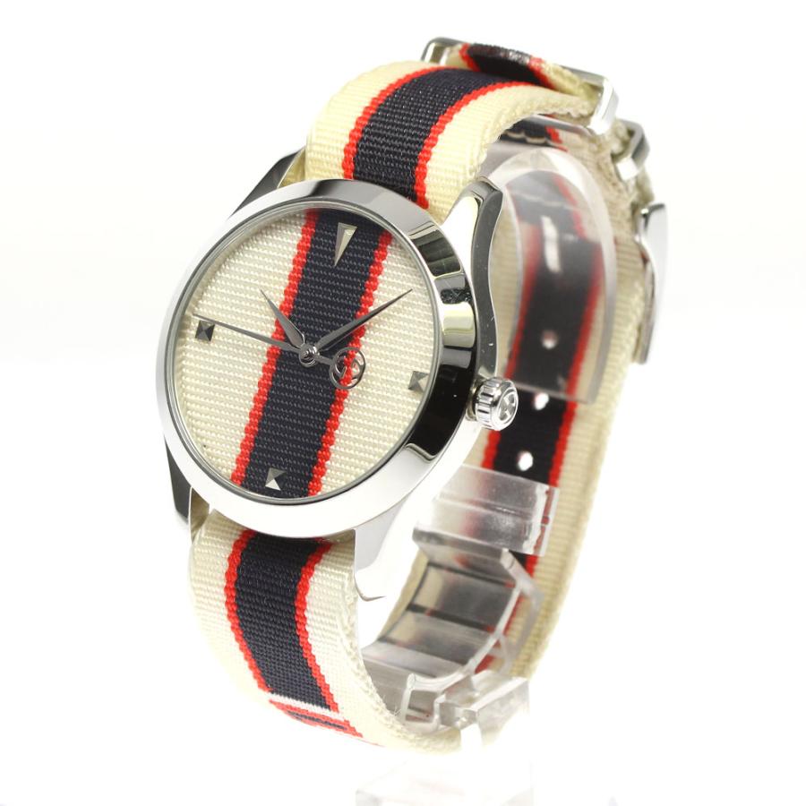 GUCCI グッチ 126.4/YA1264071 Gタイムレス クォーツ メンズ 良品 箱・保証書付き_761915 : CLOSER ...