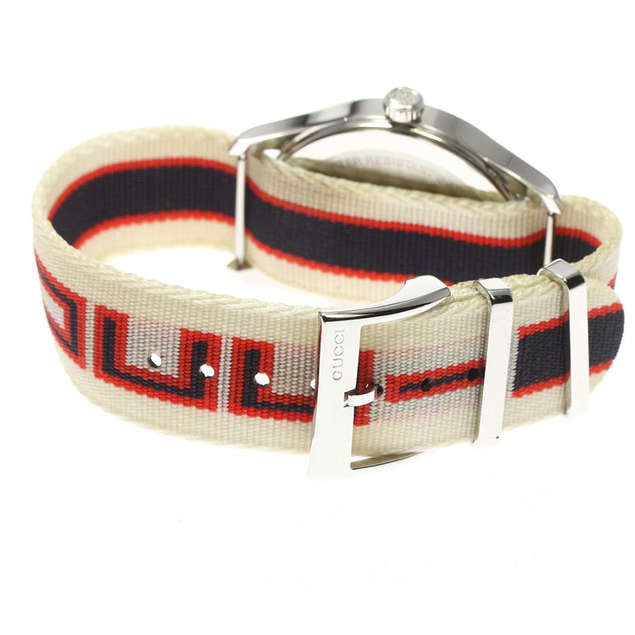 GUCCI グッチ 126.4/YA1264071 Gタイムレス クォーツ メンズ 良品 箱・保証書付き_761915 : CLOSER ...