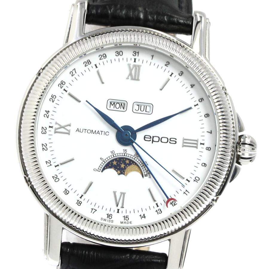 エポス EPOS 3191 ラウンド トリプルカレンダー ムーンフェイズ 自動巻き メンズ 良品 保証書付き_762014 : CLOSER Yahoo!ショップ - 通販 - Yahoo ...