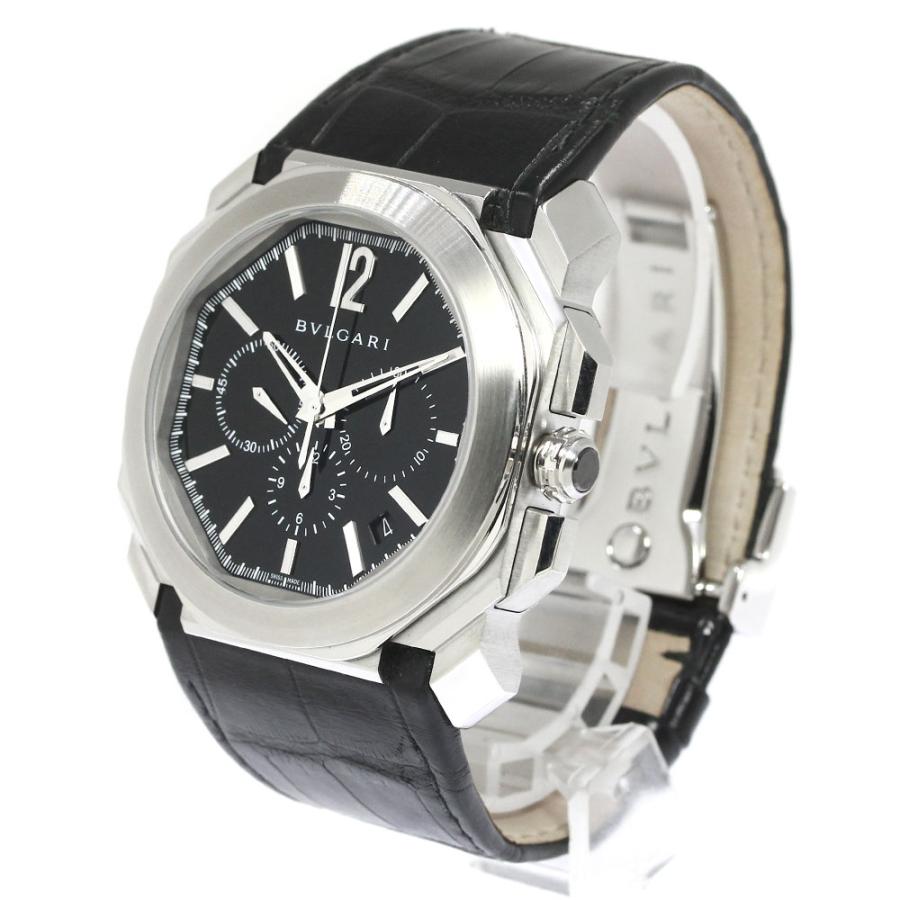 ブルガリ BVLGARI BG041SCH オクト ヴェロッチェシモ クロノ デイト 自動巻き メンズ 箱・保証書付き_762347 :762347:CLOSER Yahoo!ショップ ...