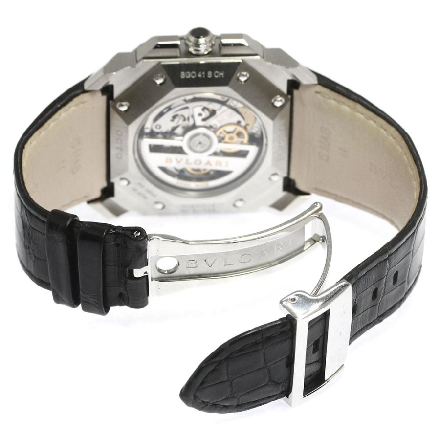 ブルガリ BVLGARI BG041SCH オクト ヴェロッチェシモ クロノ デイト 自動巻き メンズ 箱・保証書付き_762347 :762347:CLOSER Yahoo!ショップ ...