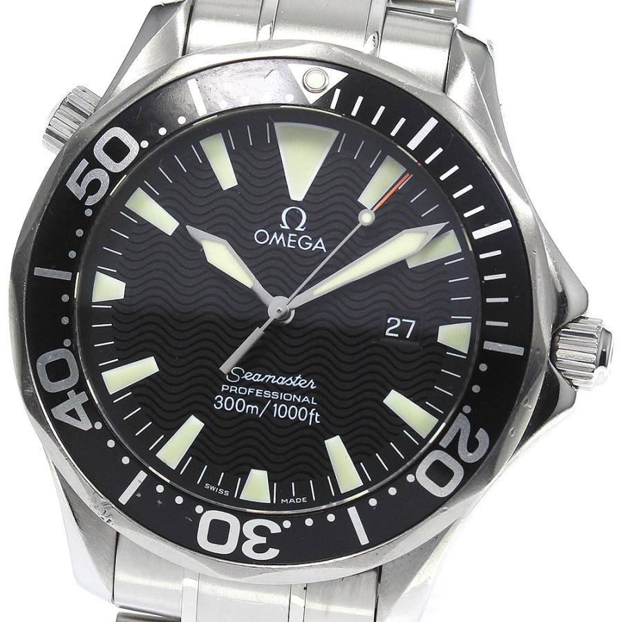 OMEGA オメガ 2264.50 シーマスター300 デイト クォーツ メンズ _762458 : CLOSER Yahoo!ショップ ...