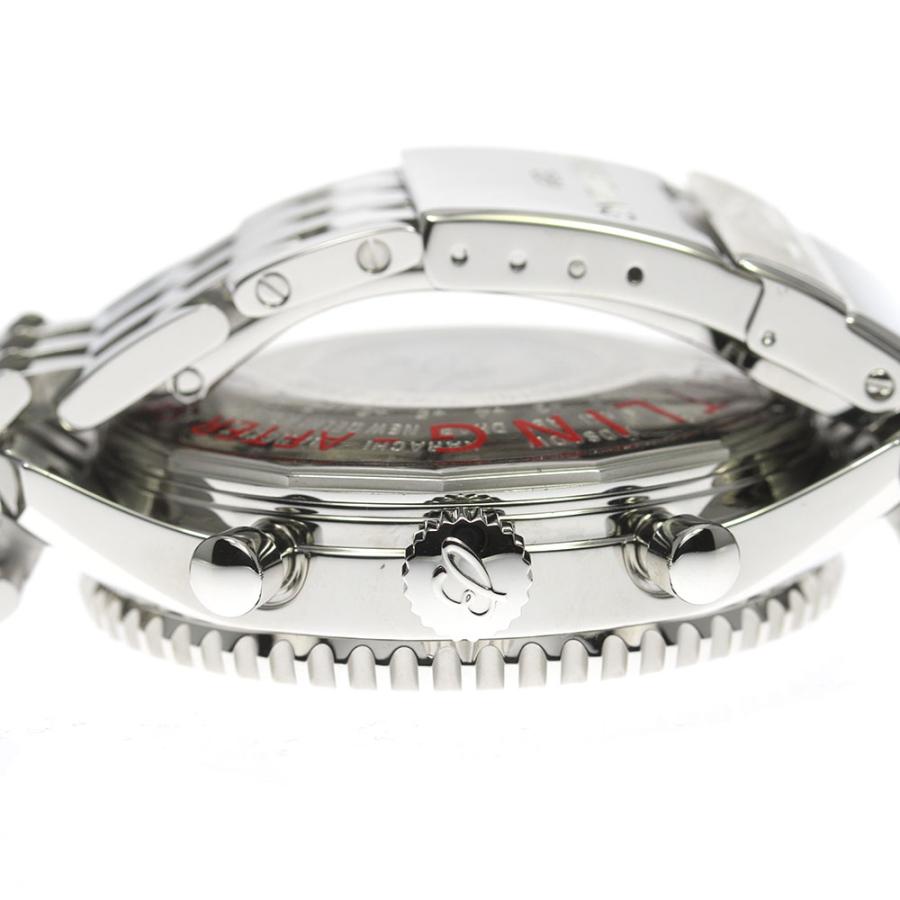ブライトリング BREITLING A24322 ナビタイマー ワールド クロノグラフ GMT 自動巻き メンズ 良品 保証書付き ...