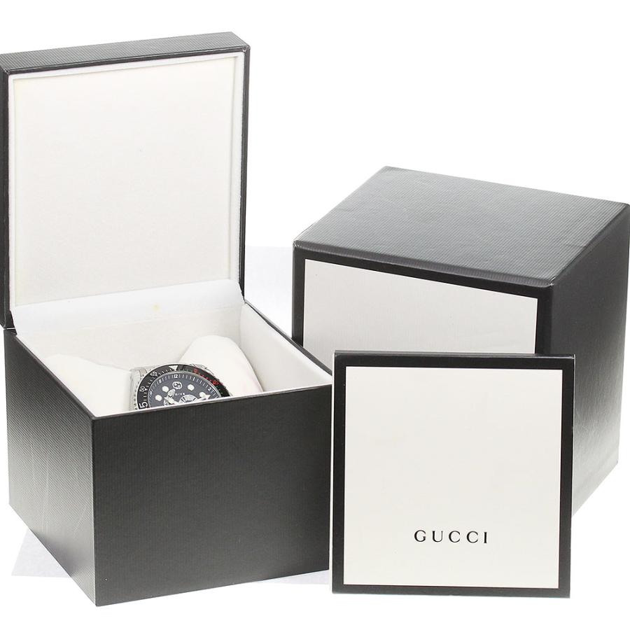 GUCCI グッチ YA136218/136.2 ダイヴ デイト クォーツ メンズ 美品 箱・保証書付き_763867 : CLOSER ...