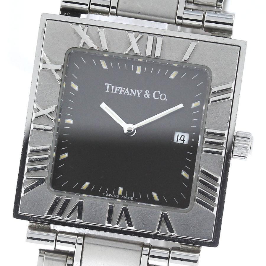 TIFFANY&Co. ティファニー アトラス デイト クォーツ メンズ _763872 : CLOSER Yahoo!ショップ - 通販 - Yahoo!ショッピング