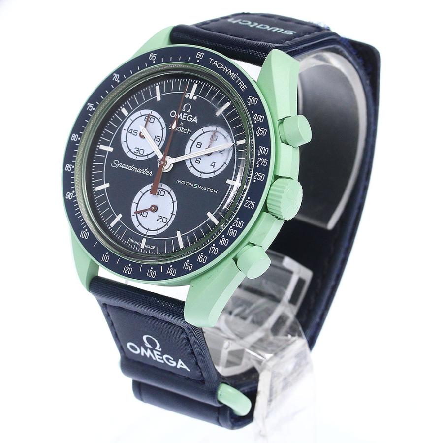 Swatch スウォッチ SO33G100 OMEGA×Swatch MISSION ON EARTH クォーツ メンズ 箱・保証書付き ...