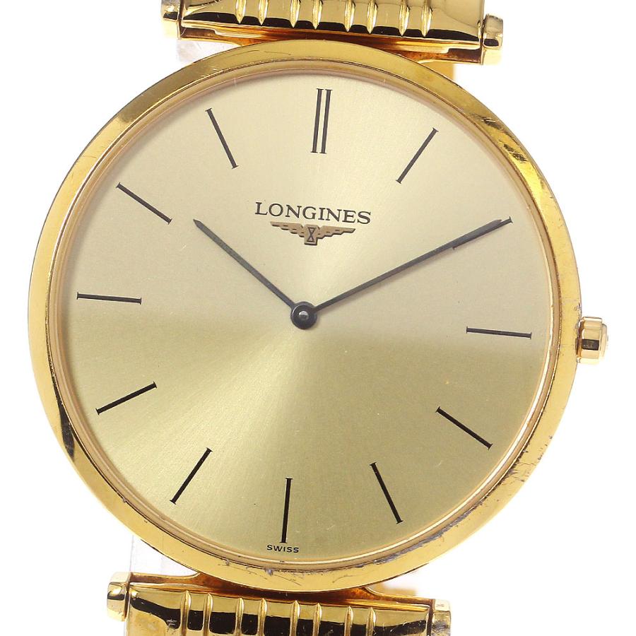 LONGINES ロンジン L4.709.2 グランドクラシック クォーツ メンズ _764077 : CLOSER Yahoo!ショップ - 通販 - Yahoo!ショッピング