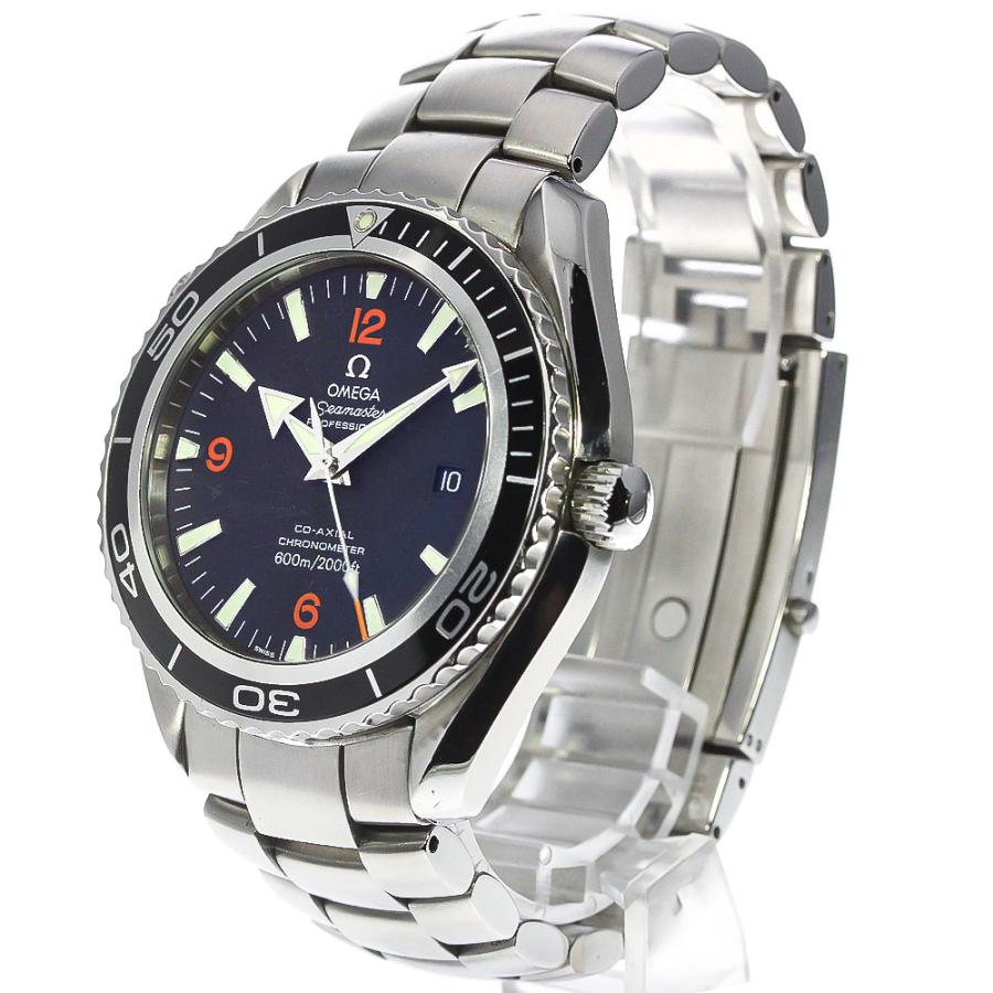 オメガ OMEGA 2200.51 シーマスター600 プラネットオーシャン コーアクシャル 自動巻き メンズ 保証書付き_764854 : ...
